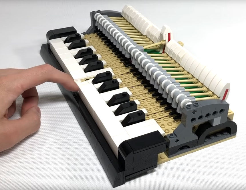 Build A LEGO Piano To Learn Basic Piano Mechanics Piano Street Magazine